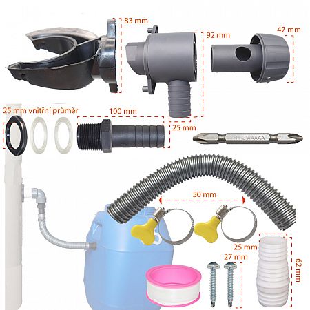 Sběrač dešťové vody v okapu MAXI DRAIN | TV PRODUCTS CZ